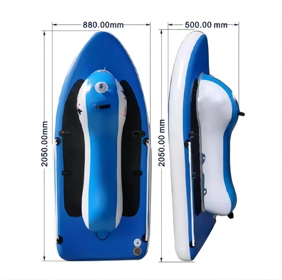 Portable Cruiser Motorbike Power Ride-On Inflatable Jet Ski with 2 ...