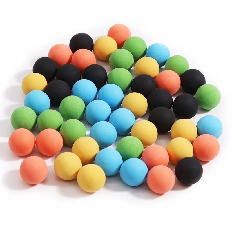 0.68" Paintball Solid Rubber Ball - Reusable & Eco-friendly