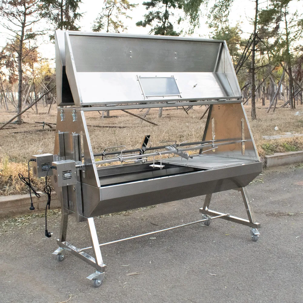 Double Location Gas Spit Roaster - Perfect for Garden BBQ