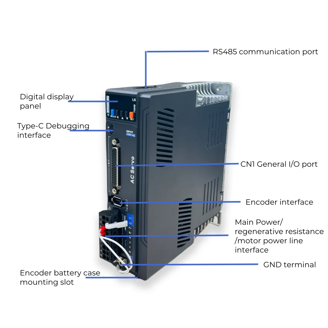 Leadshine L6P-750 Servo Motor 750W for CNC Kit - 3month Warranty
