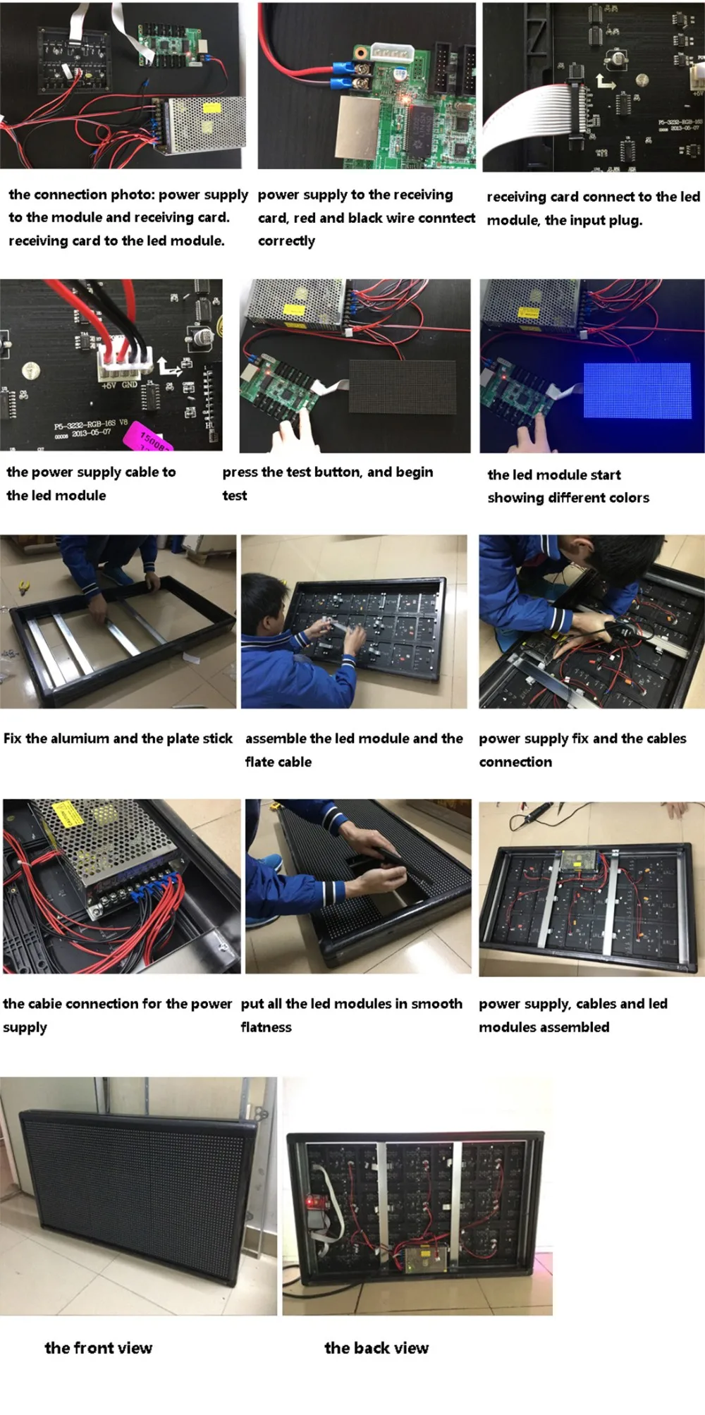 Led Wall Panel Indoor 480x480mm Size P1.875 Small Pitch Front Repair ...