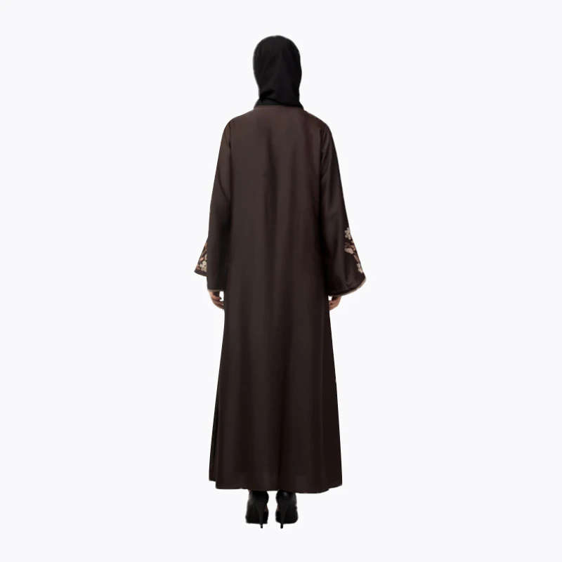 2025 New Elegant Saudi Modest Women Muslim Abaya Dress Turkey Front ...