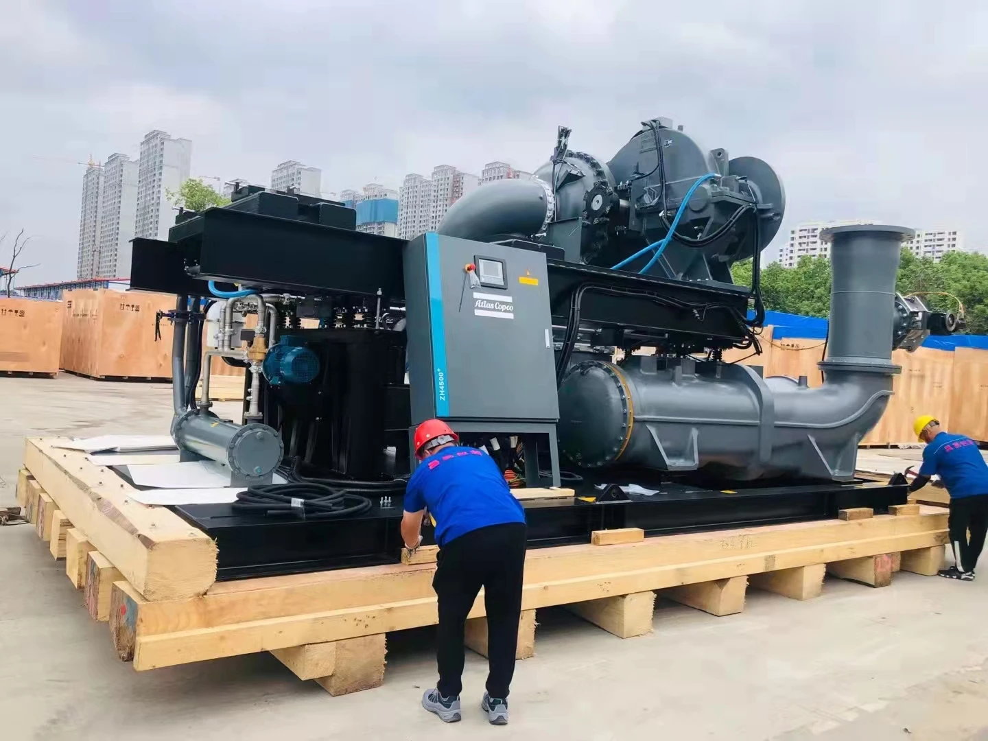 185 Cfm 5 Bar 7 M3 Diesel Compressor Screw Mobile Air Compressor ...