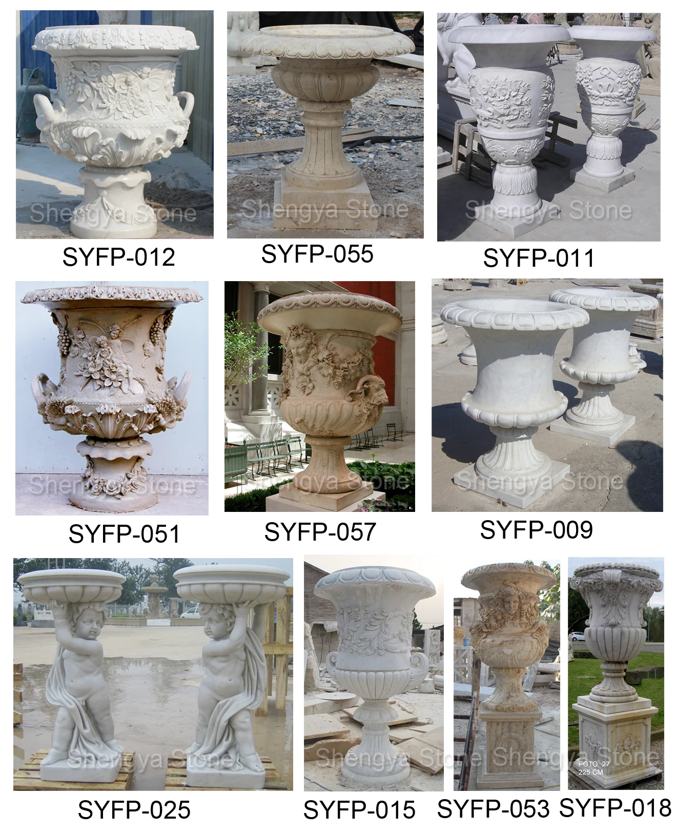 Villa Courtyard Marble Roman Column Quality Greek Decorative Concrete ...