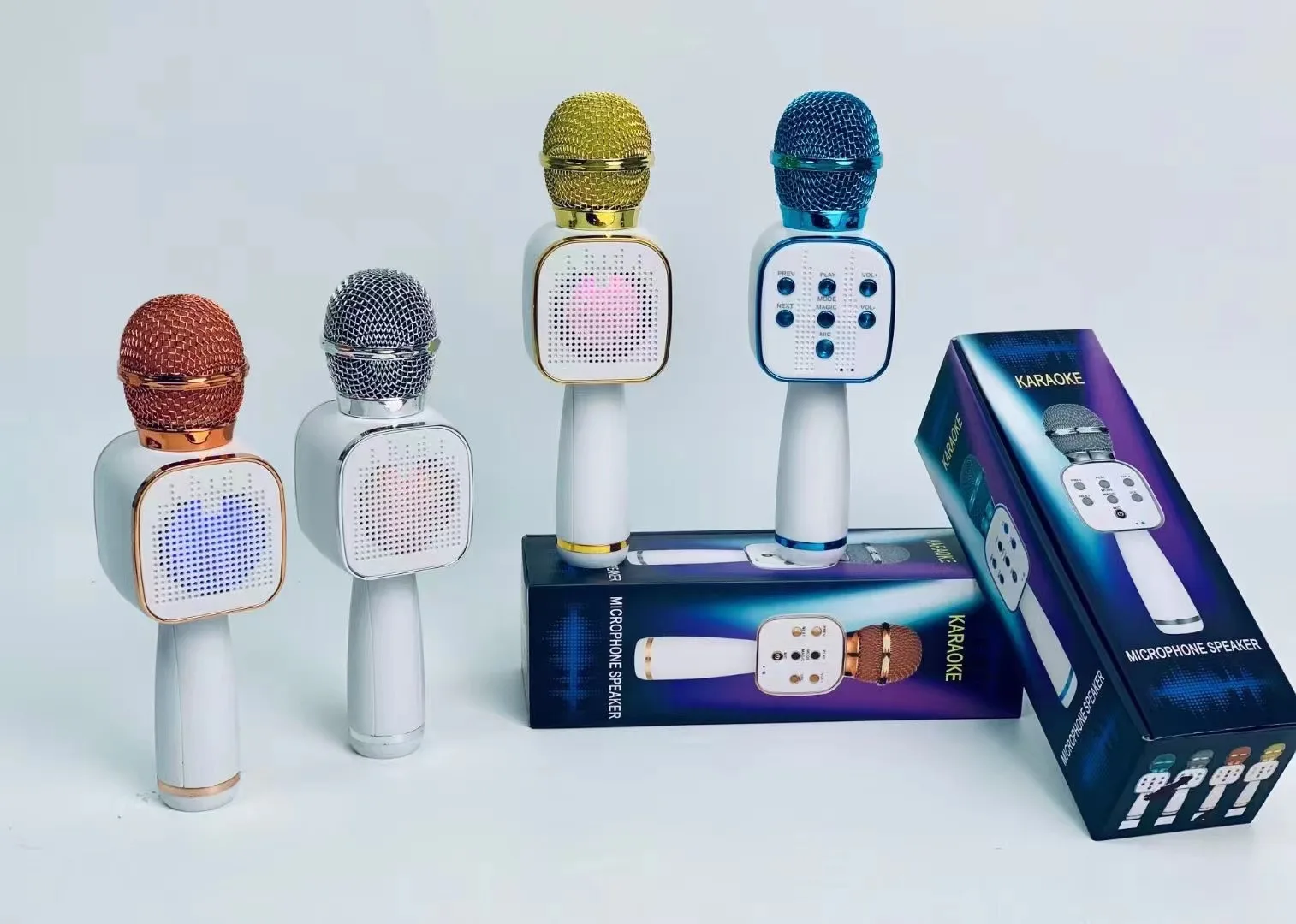 Portable Handheld Mic Kids Wireless Microphone Portable Karaoke ...