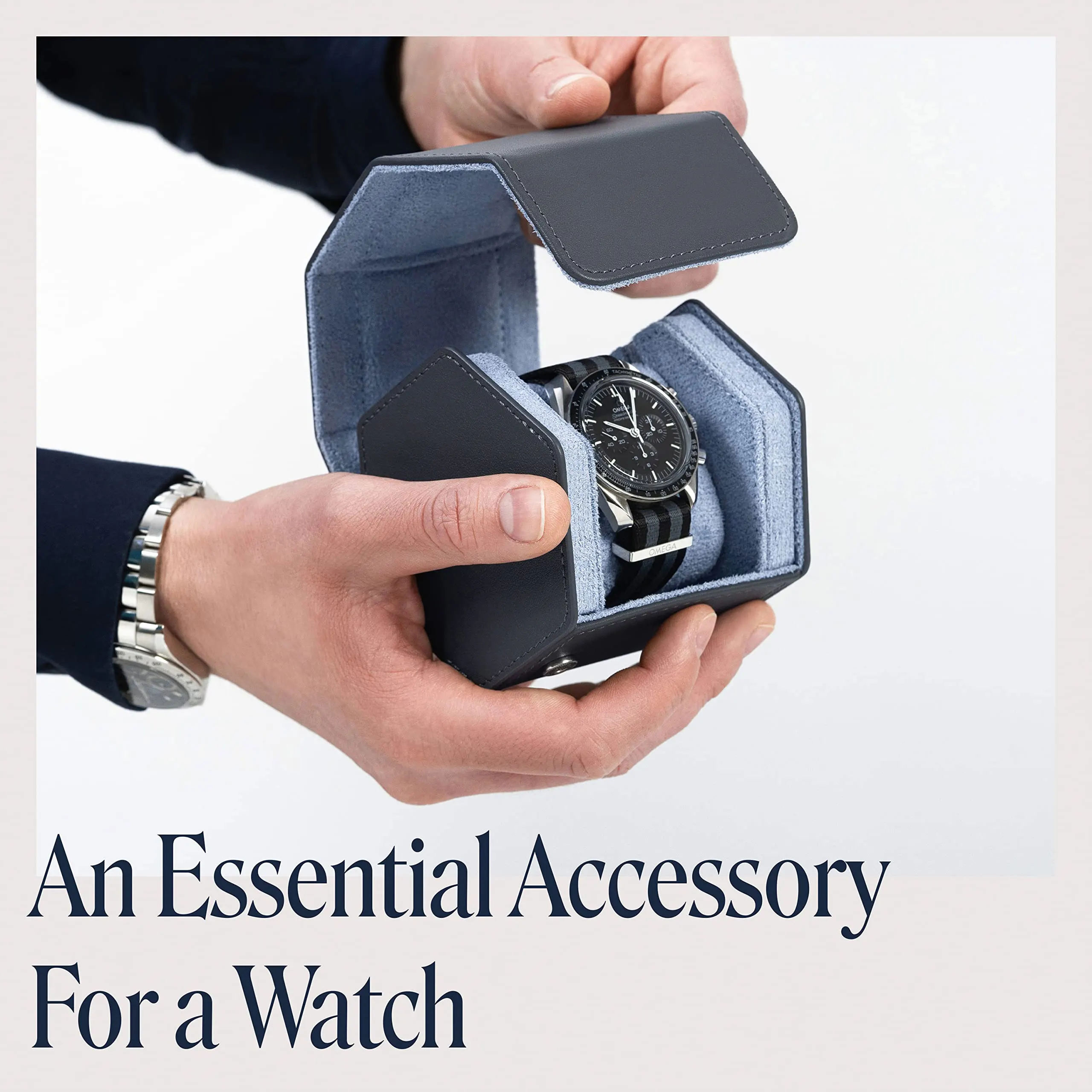 Single Leather Watch Case For Men Watch Travel Case Luxury Box - Buy ...