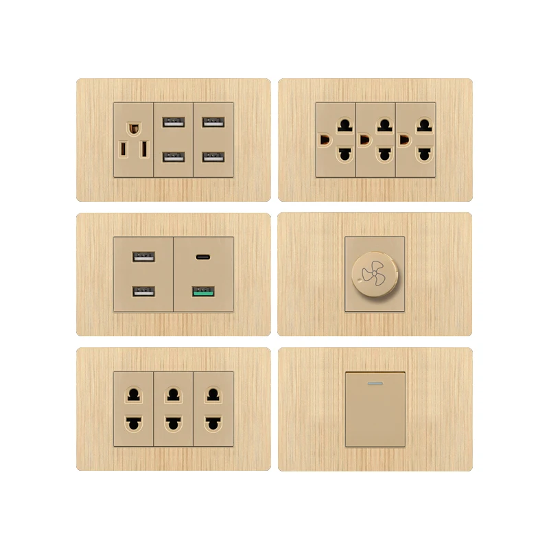 Concealed Wall Switch Socket PC Panels 118 Type American Standard ...