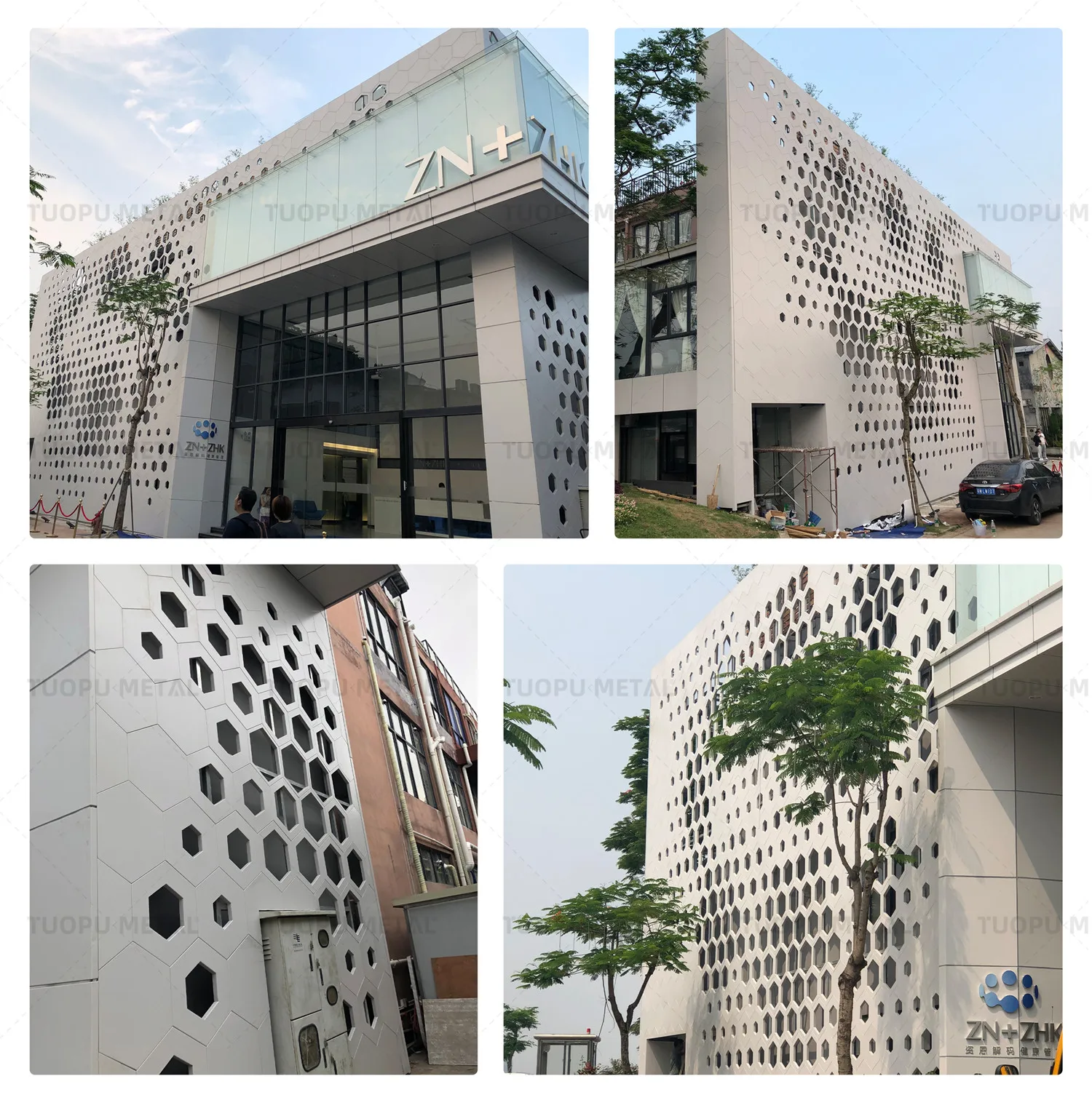 Outdoor Hexagon Aluminum Cladding - Durable & Stylish