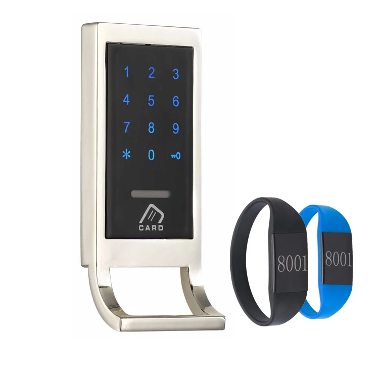 Gym Spa RFID Electronic Cabinet Locker Lock with Free Bracelet
