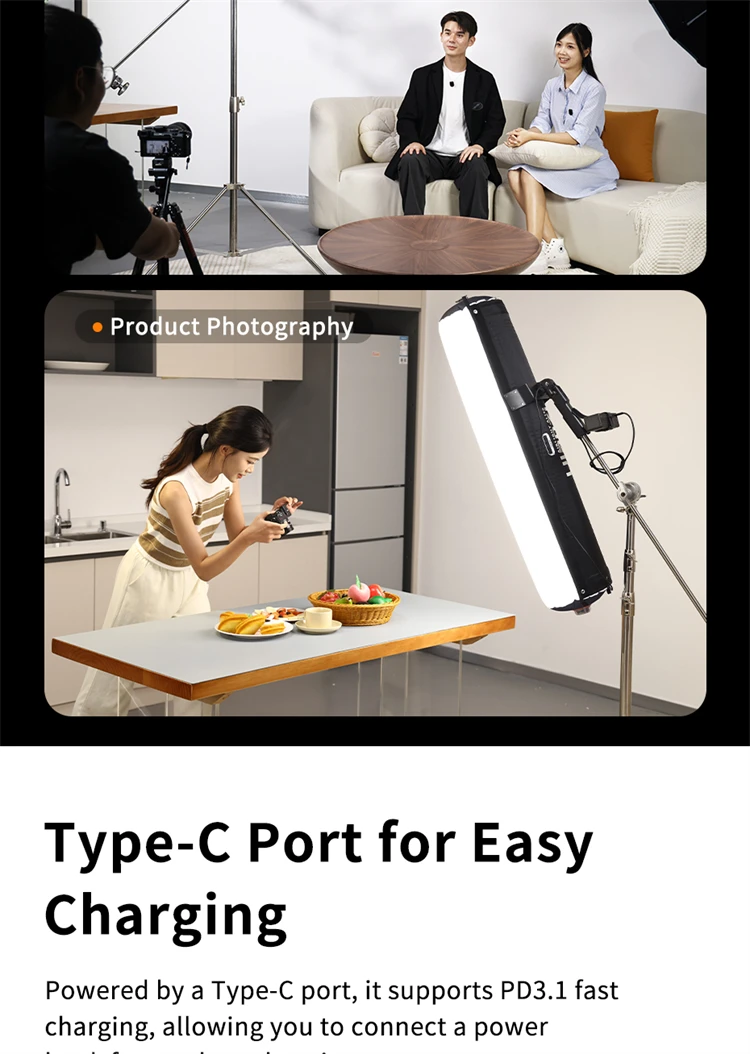 Ulanzi AL60 Inflatable Foldable Air Tube Light for Photography