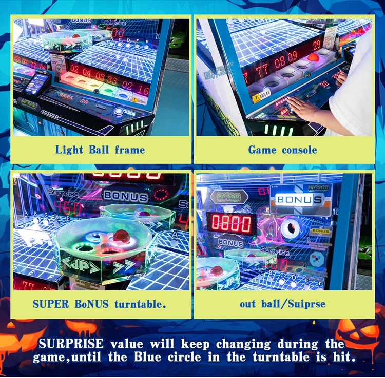 Indoor Coin-Operated Arcade Machine Lucky Forest Gift Ball Lottery ...