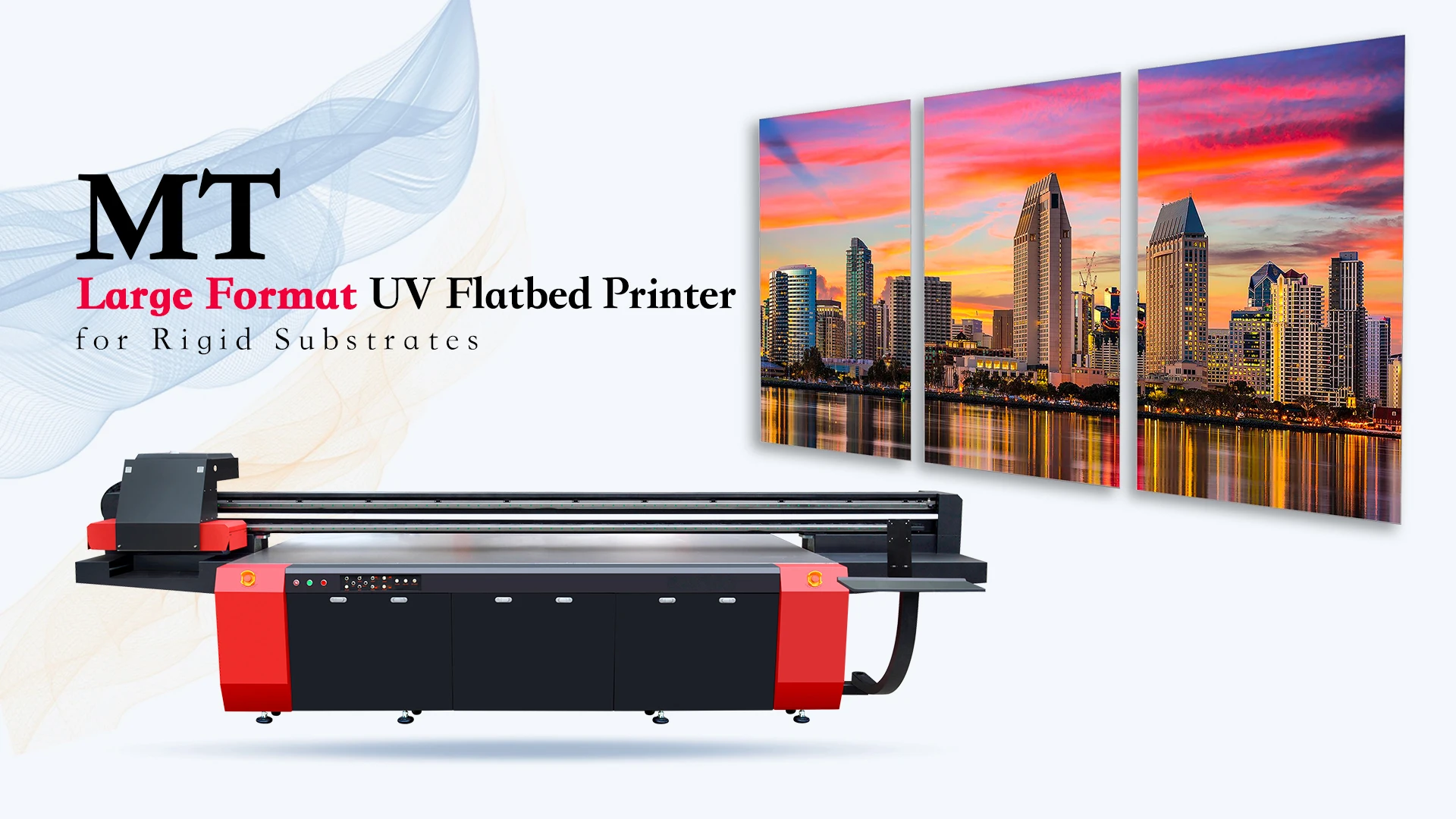Built For Versatility Mt Large Format Inkjet Uv Flatbed Glass Printing ...