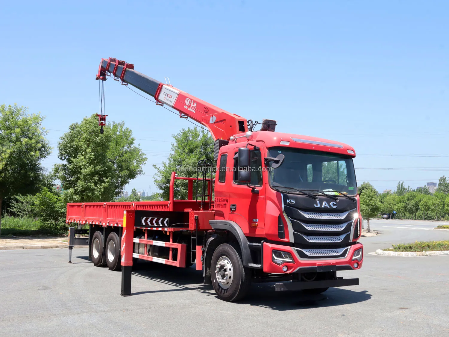 JAC 6x4 Truck with 12 Ton Crane - Top Performance & Reliability