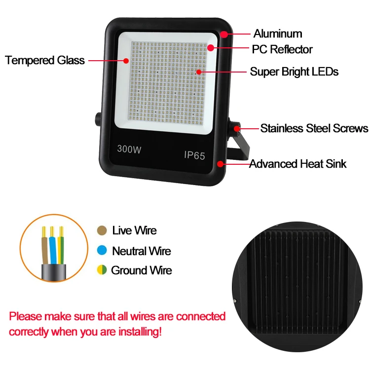 153 Watt Led Flood Light 100w 150w 200w 300w 400w 500w 602w Led Flood ...