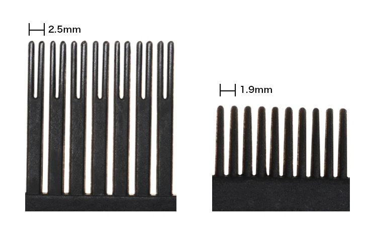Professional Smart Weave Highlighting Comb Stainless Steel Comb Hair ...
