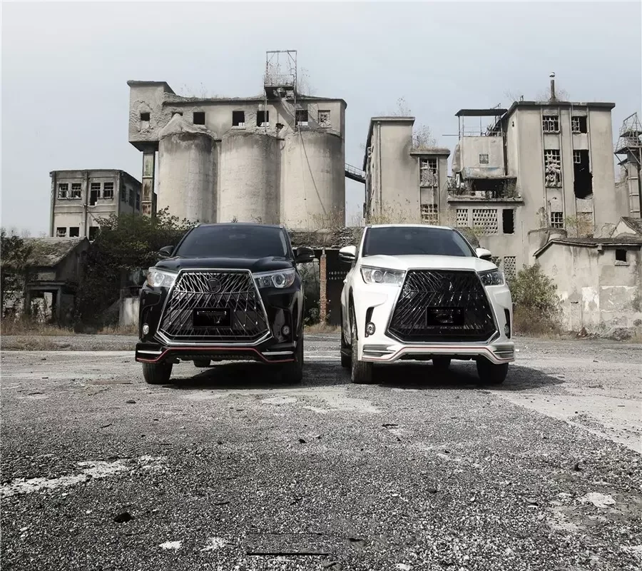 Upgrade Facelift Bodykit Grille Bumper Set For Toyota Highlander 2015 ...