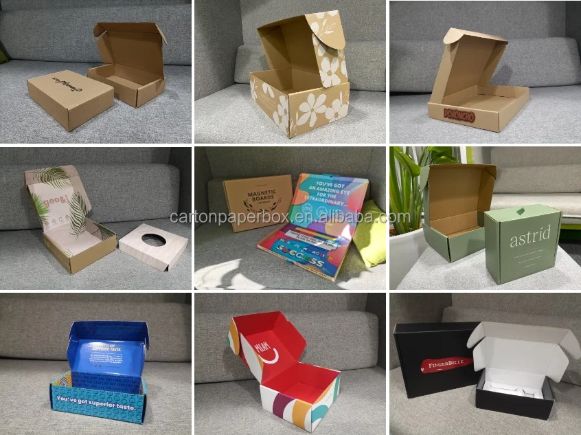 Luxury Corrugated Packaging Made-in-china Popular Custom Printed Paper Box For Cosmetic Products ...