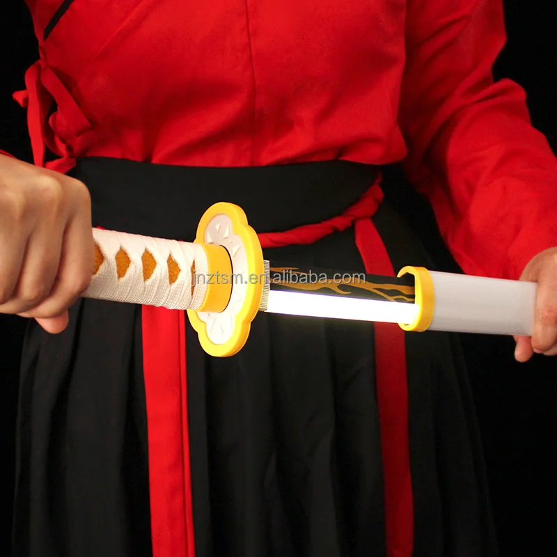 Luminescent Demon Slayer Katana Sword - Safe Wooden Bamboo