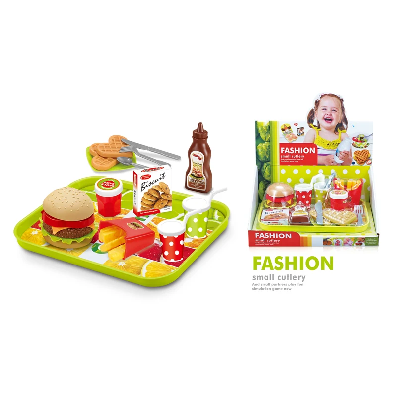 Diy Parent-child Interaction Children's Simulation Fast Food Double ...