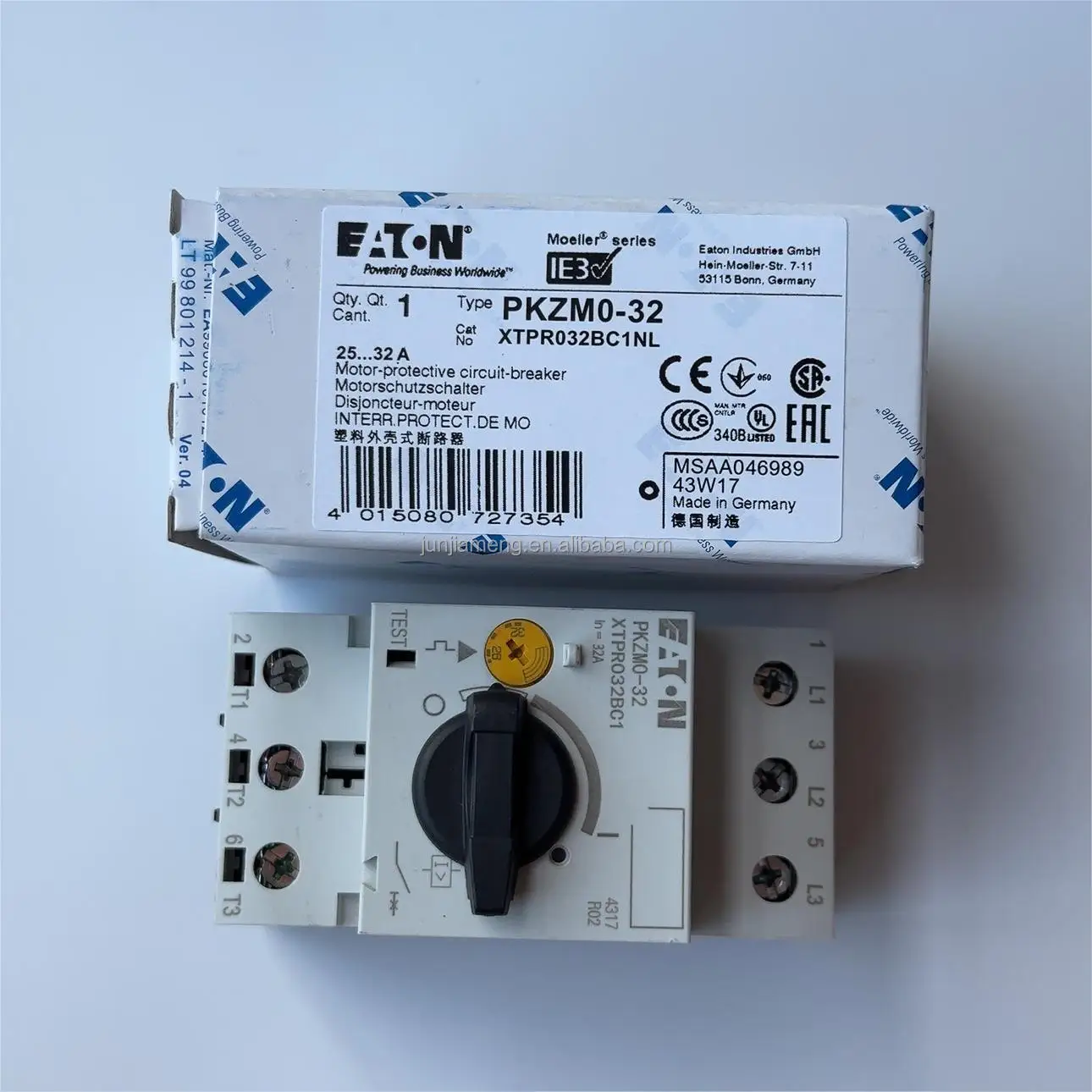 Eatons Circuit Breaker Pkzm0-32 Pkzm0-16 Pkzm0-20 Pkzm0-25 Pkzm0-2.5 ...