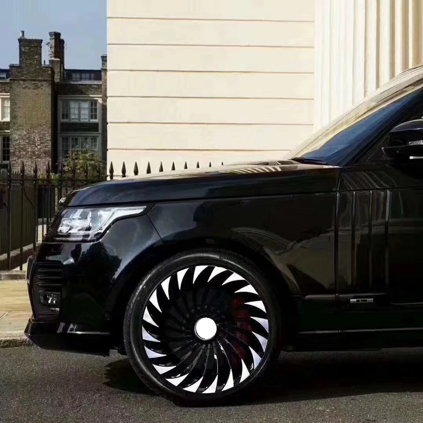 Customized Forged Wheels with Plating Gold for Land Rover