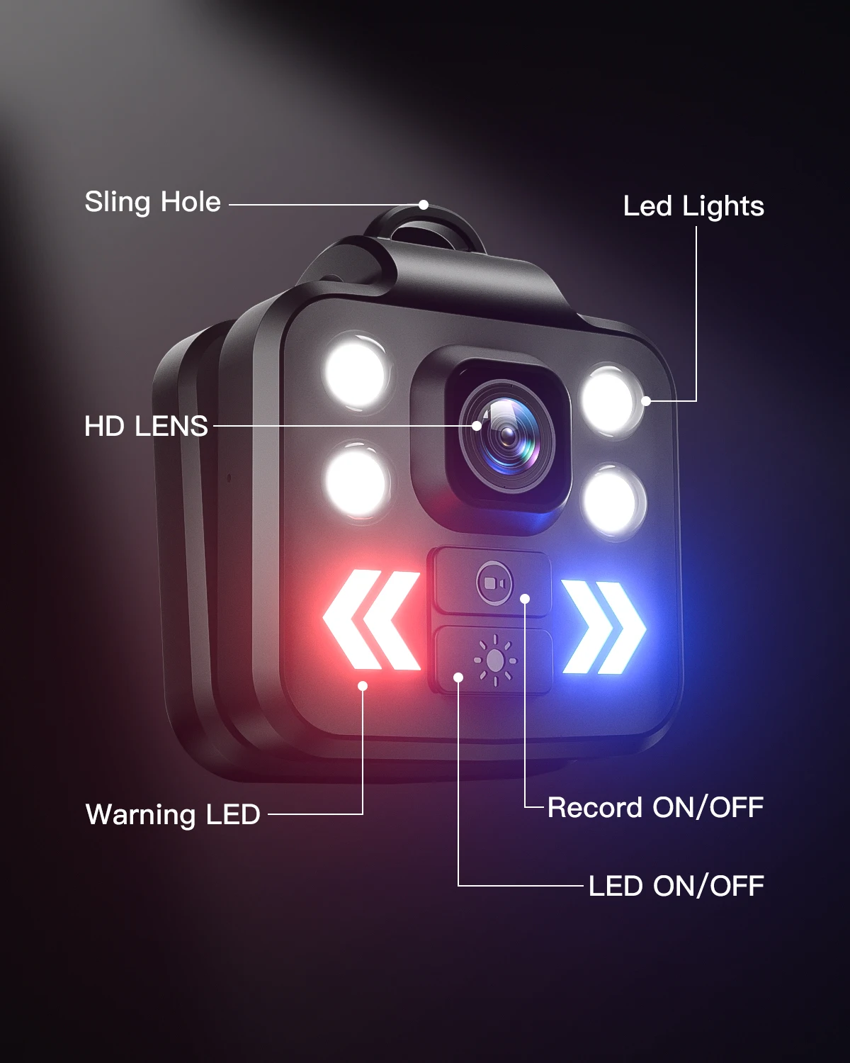 2022 Miniguard Cam - HD1080P Body Camera with Night Vision