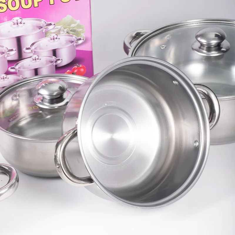 Kitchen Utensils Cooking Pot Set 10 Pcs Kitchen Stainless Steel ...