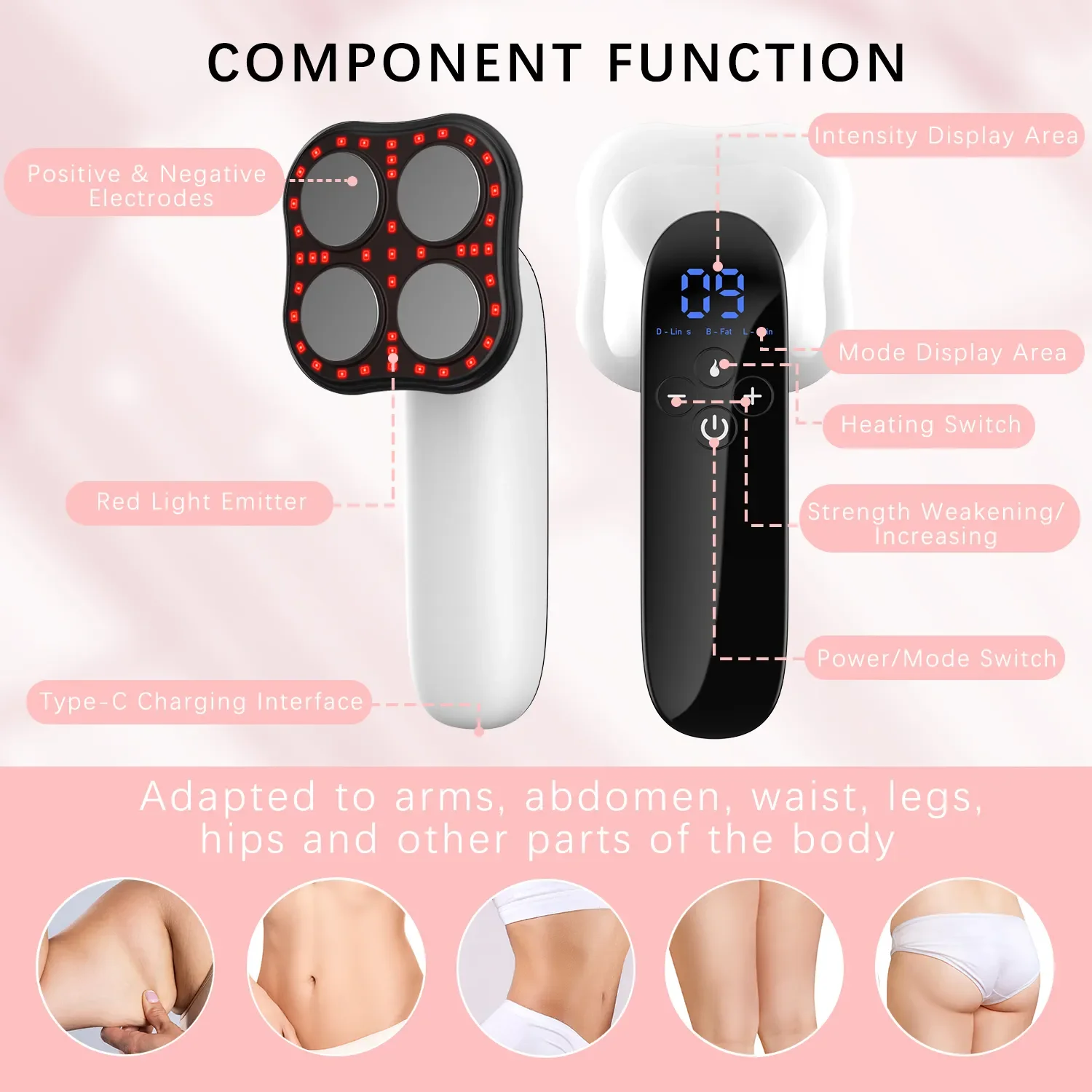 Home Spa Cellulite Treatment Fat Burner Body Slimmer Building Massage ...