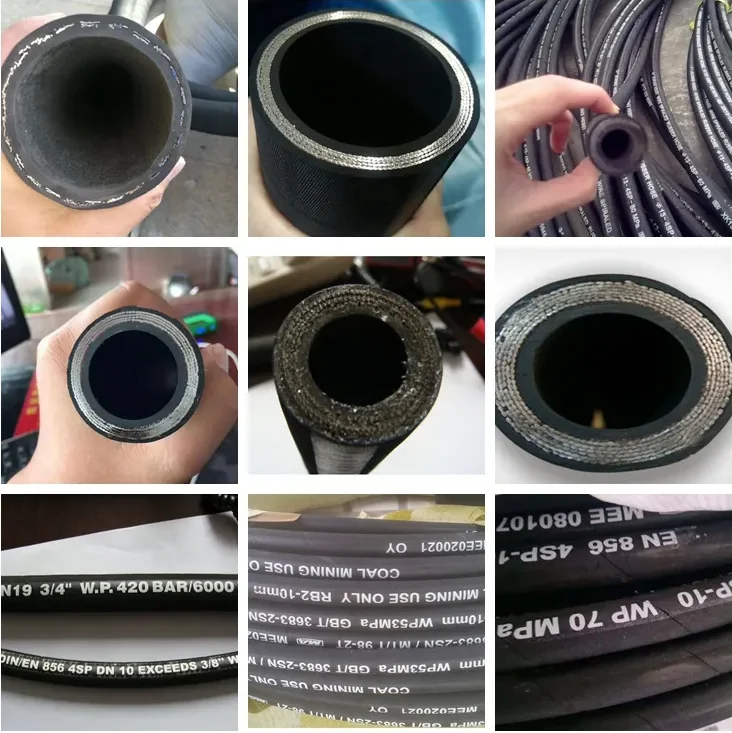Excavator Hydraulic High Pressure Hose Hydraulic Temperature Flexible ...