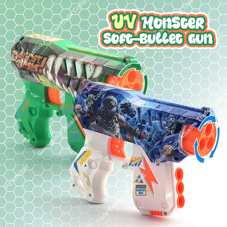 Soft Bullet Monster Toy Gun - Fun & Safe Shooting Game