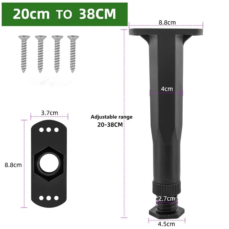 Adjustable Support Feet Table Sofa Feet Furniture Cabinet TV Cabinet ...
