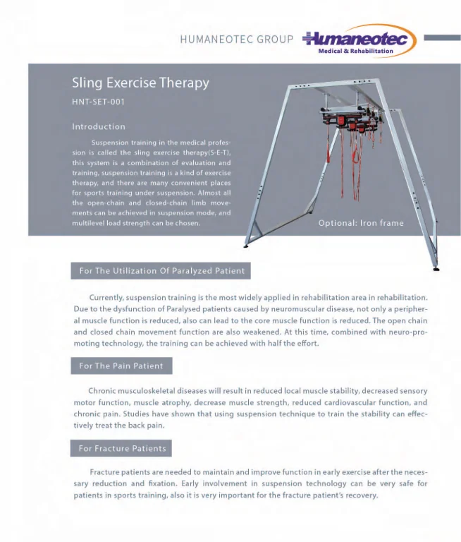 Whole Body Traction System Sling Suspension Therapy Equipment ...