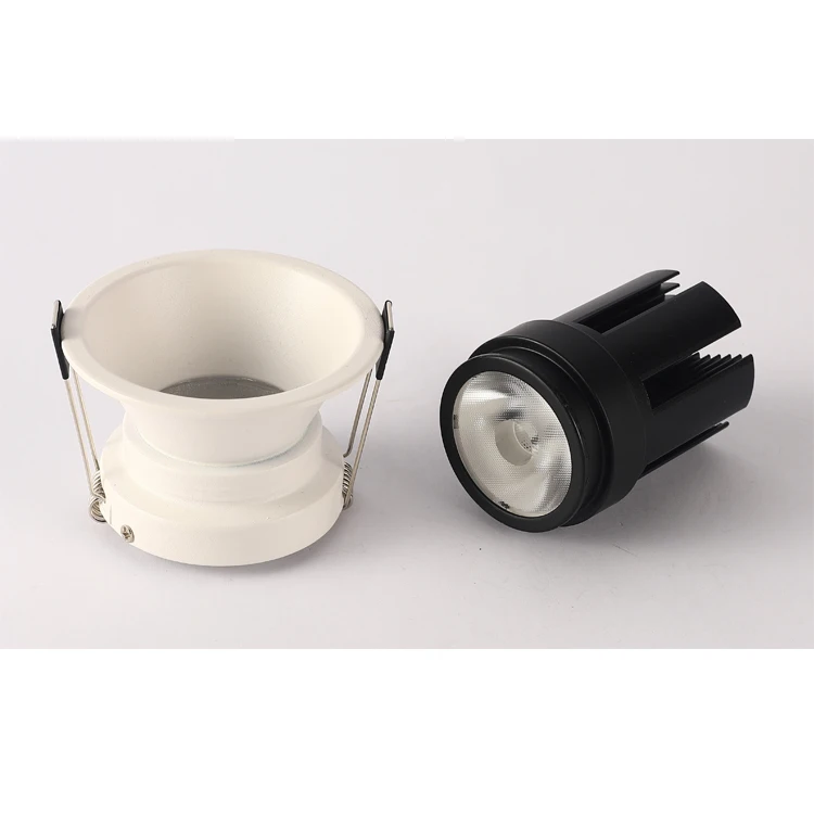 White Black 75mm Cutout Gu10 Mr16 Alumnimum Led Spot Light Fitting Down ...