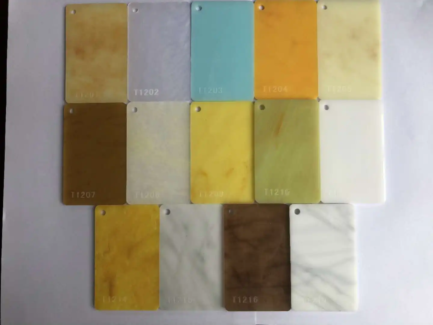 4ft X 8ft 5mm 10mm Thick Clear Anti-Cracking Marble Effect Acrylic Sheet