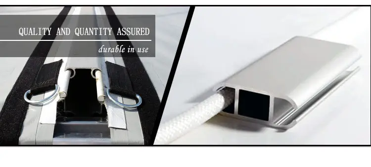 Anodized Aluminum Keder Rail Track Single Channel Profile with Enhanced ...