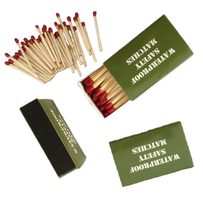 Customized Waterproof Wooden Match Stick Colorful Black & Pink Match ...