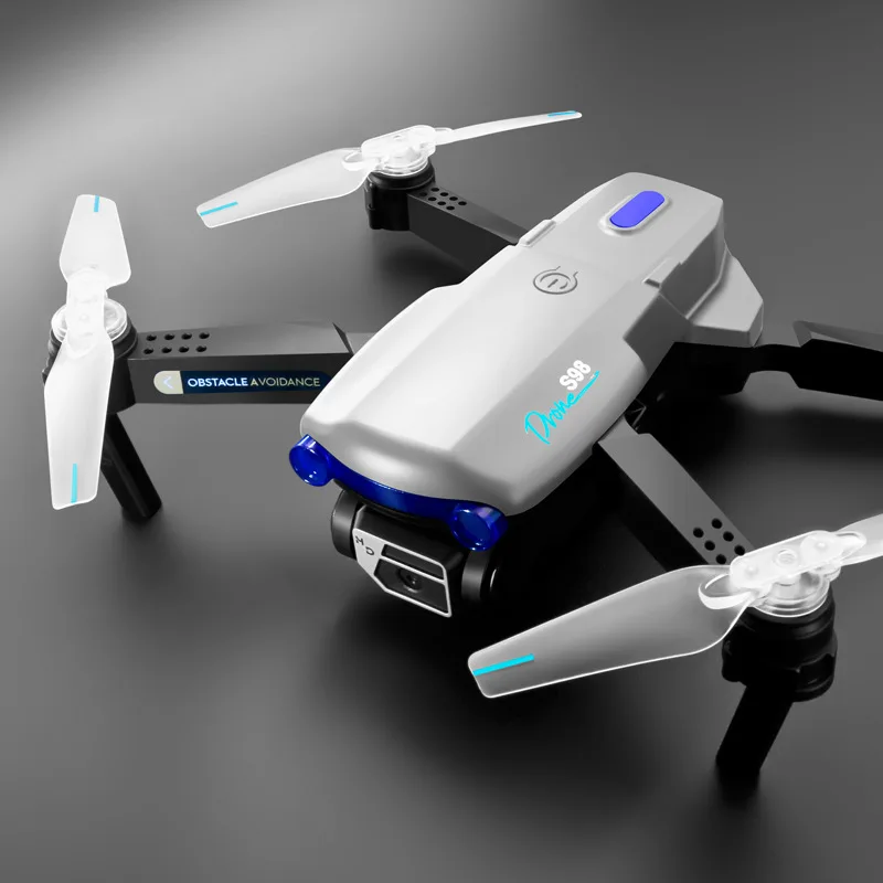 S98 Drone With Camera 4k Hd Outdoor Cool Breathing Light With Obstacle ...