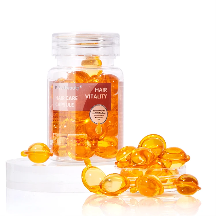 Hair Care Capsule - Vitamin Ginseng Honey Oil Shiny Moisturizing