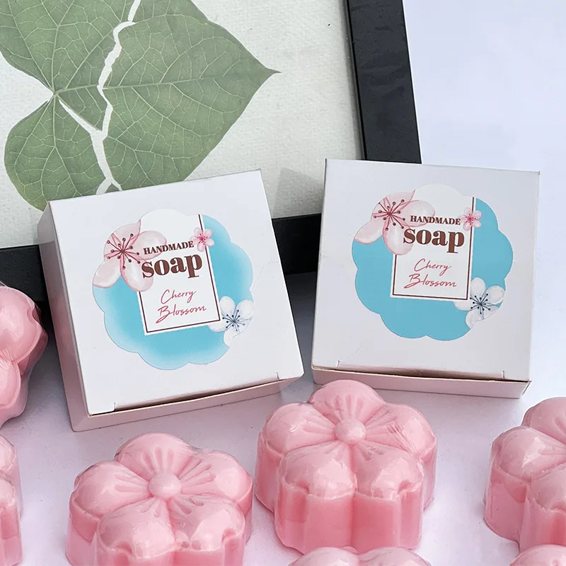Plant Cherry Blossom Perfume Soap Oil Control Refreshing Fragrance Bath ...