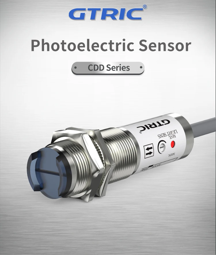 GTRIC CDD-40N Photoelectric Sensor - 40cm Diffuse Reflection