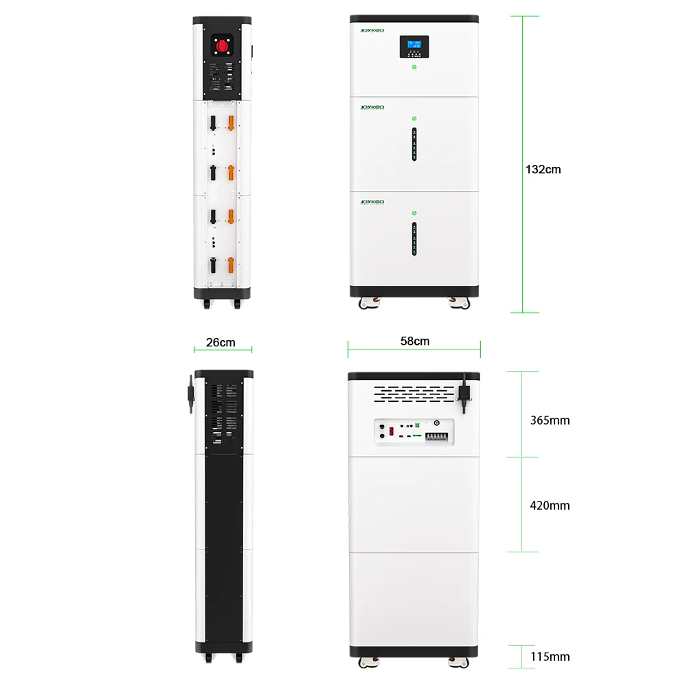 Lifepo4 High Voltage Solar 5kw 10kw 20kw Stacked Lithium Power Energy ...