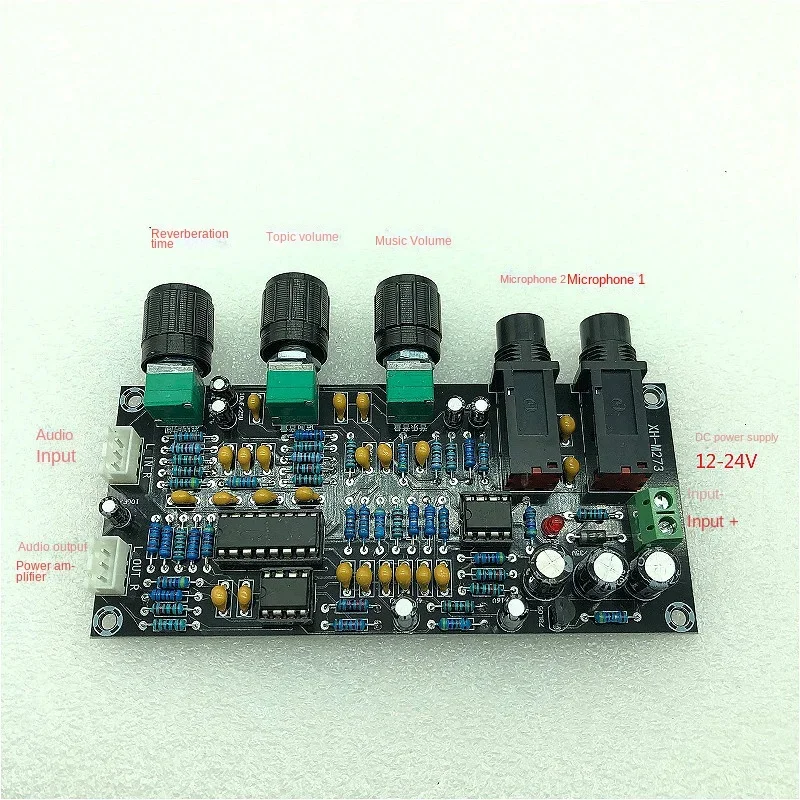 Xh-m273 Pt2399 Digital Microphone Amplifier Board Reverberation Reverb ...
