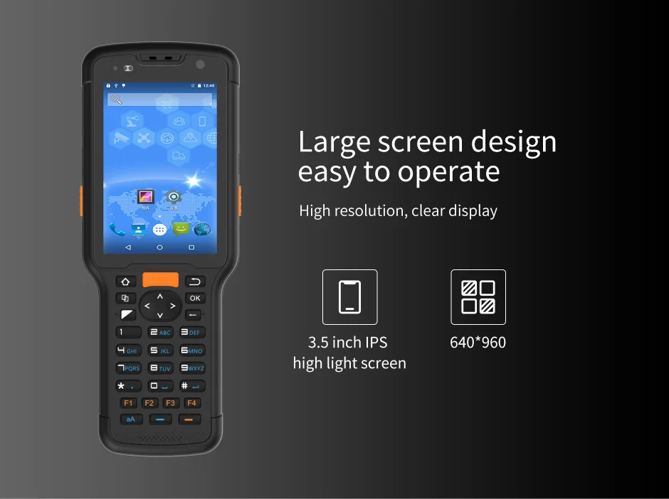 Portable Logistics Express Android Pdas with Barcode Scanner