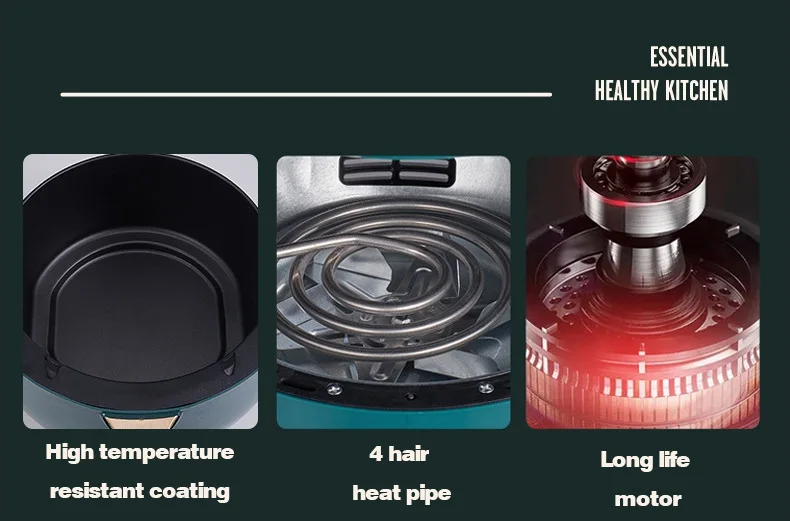 French Fries Air Fryer Without Oil - One Touch Digital Control