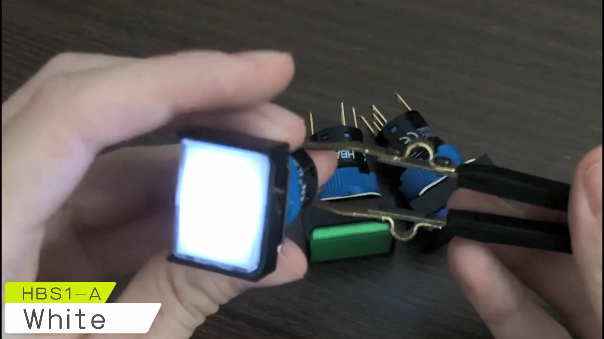 16mm Plastic Round Square Rectangular Head 1no1nc Momentary Electrical ...