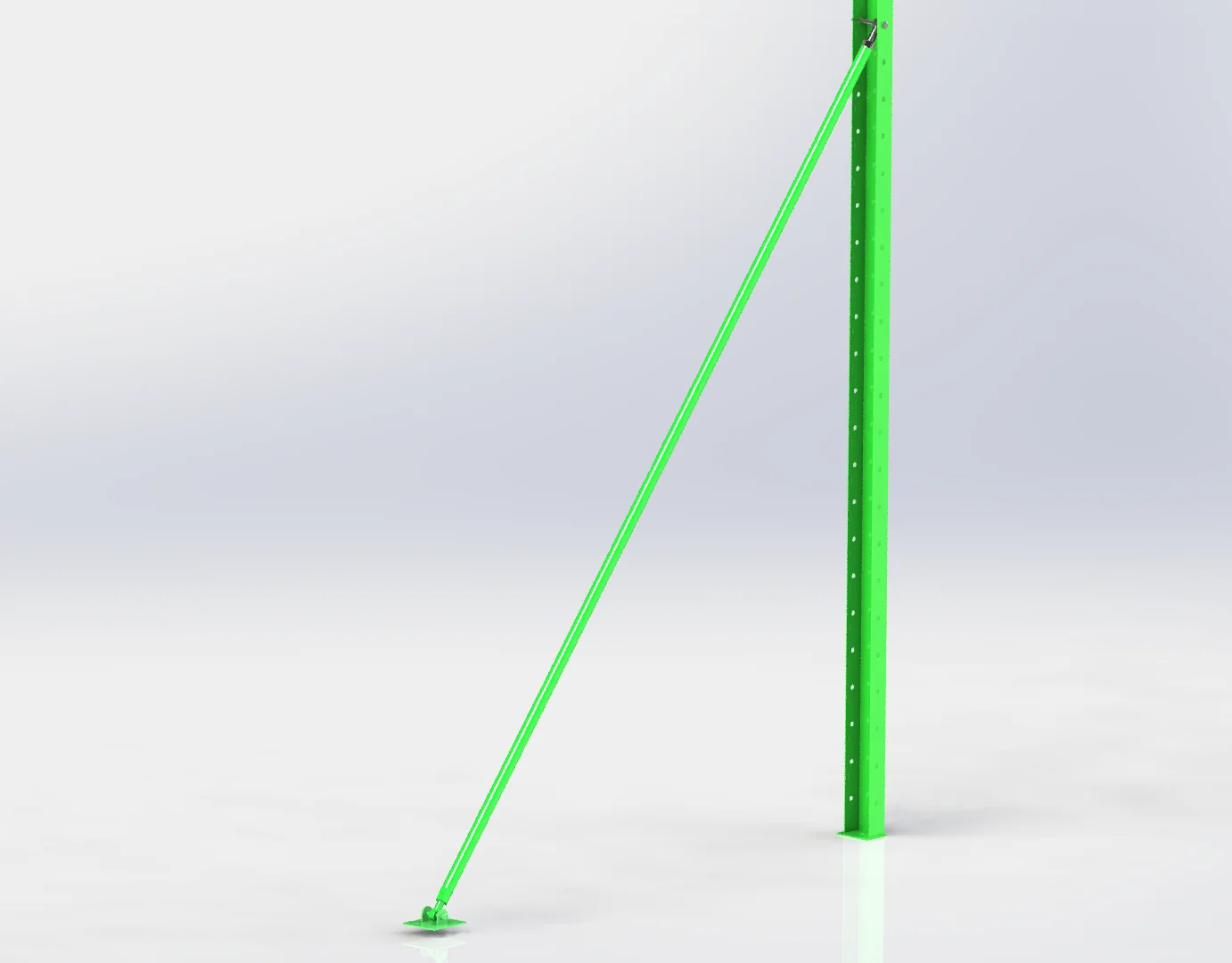 Galvanized Steel ICF Bracing System for Concrete Walls - Adjustable ...