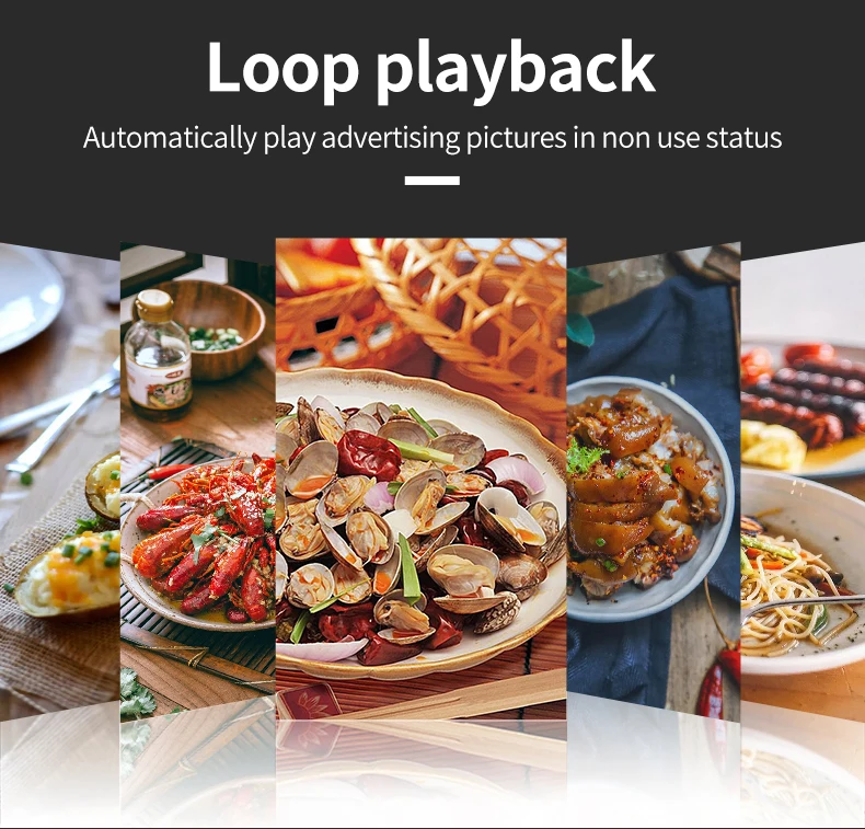 Automatic Food Kiosk Touch Screens Custom Self-service Kiosk Menu ...