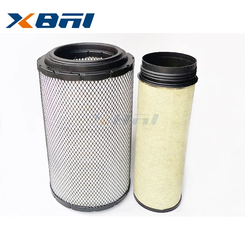 原装HOWO轻型卡车空气滤清器，用于HOWO空气滤清器内部和外部空气滤清器总成LG9704190554 LG9704190555 ...