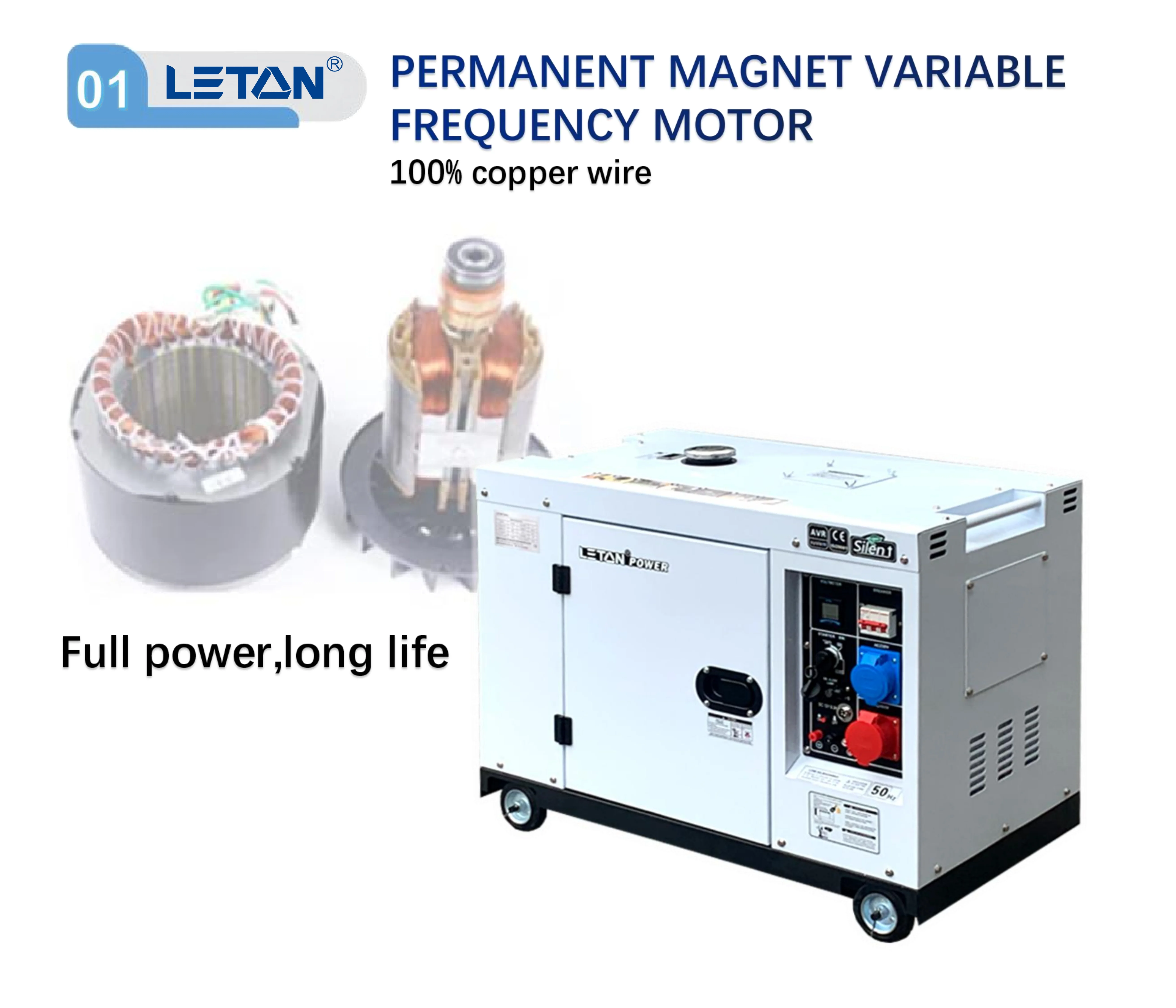 LETON Power Soundproof Home Use Generator - 10kva Silent Diesel