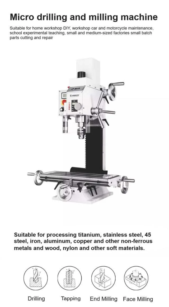 Small Multi-Functional High-Precision Drilling & Milling Tool